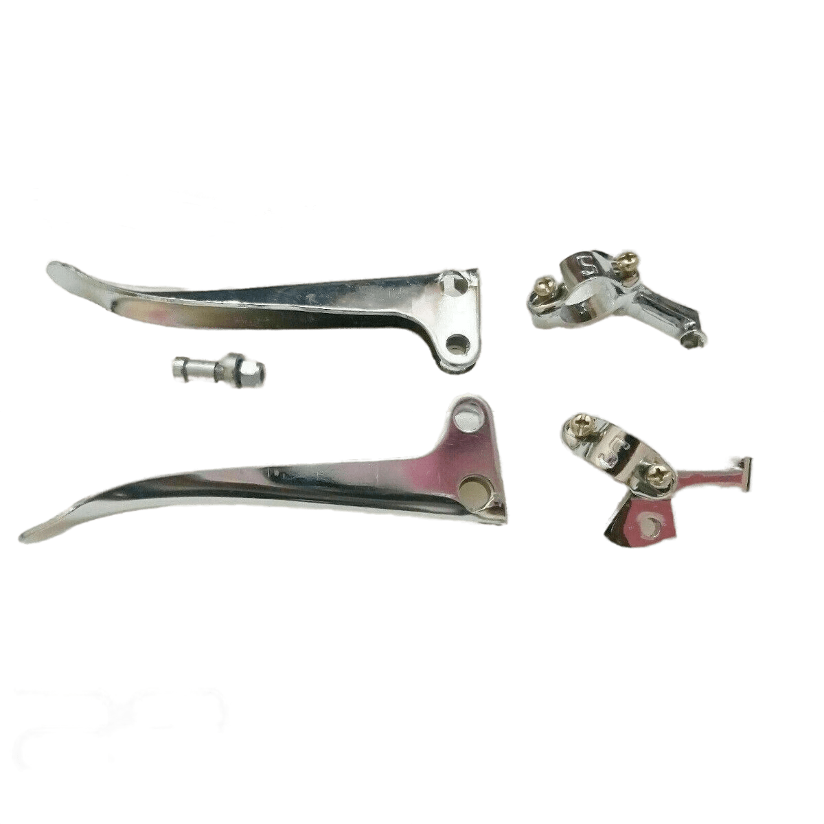 Fit For Royal Enfield Triumph BSA Early Model 7/8" Handlebar Grip Lever ...