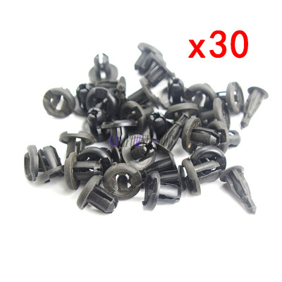 30Pcs Push Bumper Undertray Splashguard Clips For Nissan 01553-09241 ...