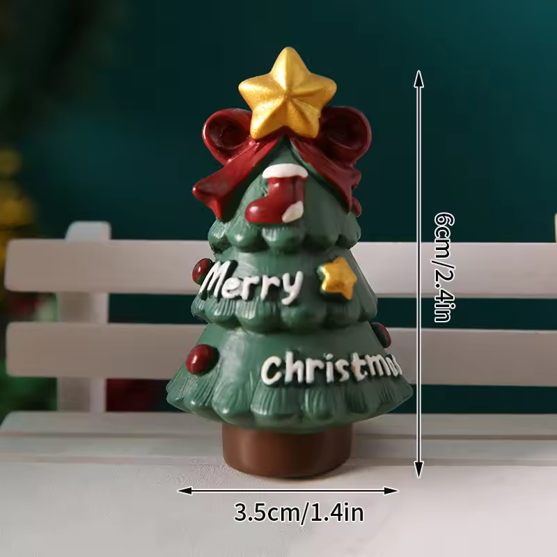 Christmas Tree Decorations Micro Landscape Desktop Ornament | eBay