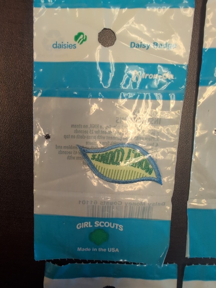 Lot Of 4 Brand New Girl Scouts Daisy Badges Patches Leaf | eBay