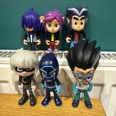 PJ Masks Villains Wolfy Kids Kevin Howler Rip Ninja Romeo Luna Girl X5 ...