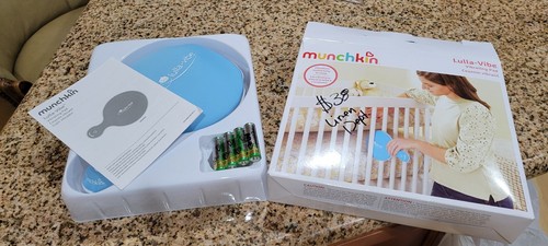 NEW Munchkin Lulla-Vibe Vibrating Mattress Pad Baby Sleep Soother OPEN ...
