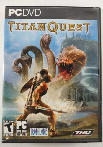 Titan Quest PC Game DVD ROM Software Iron Lore THQ Role Playing 2006 ...