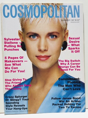 Cosmopolitan Magazine November 1987 Retro Collectors Women’s Fashion ...