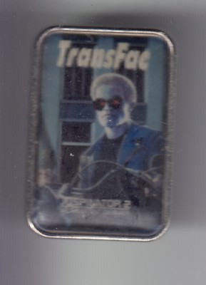 RARE PINS PIN'S .. CINEMA FILM MOVIE TRANSFAC TERMINATOR 2 ...