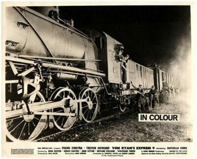 Von Ryan's Express Original Lobby Card Frank Sinatra Sergio Fantoni ...