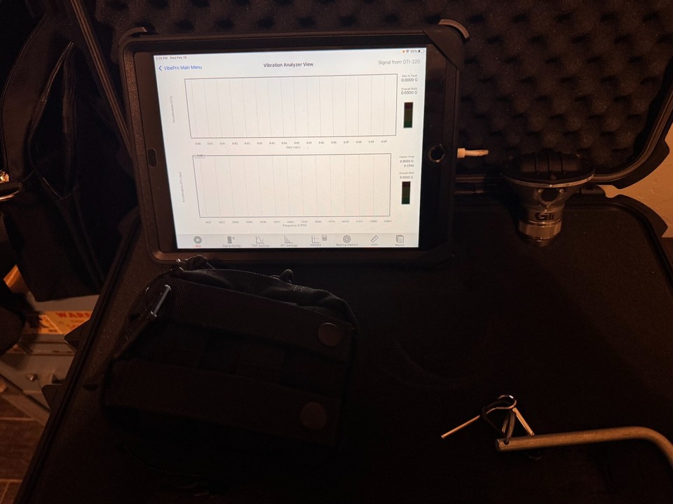 **GTI Predictive VibePro 8 iPad Vibration Analyzer Calibration Included ** | eBay