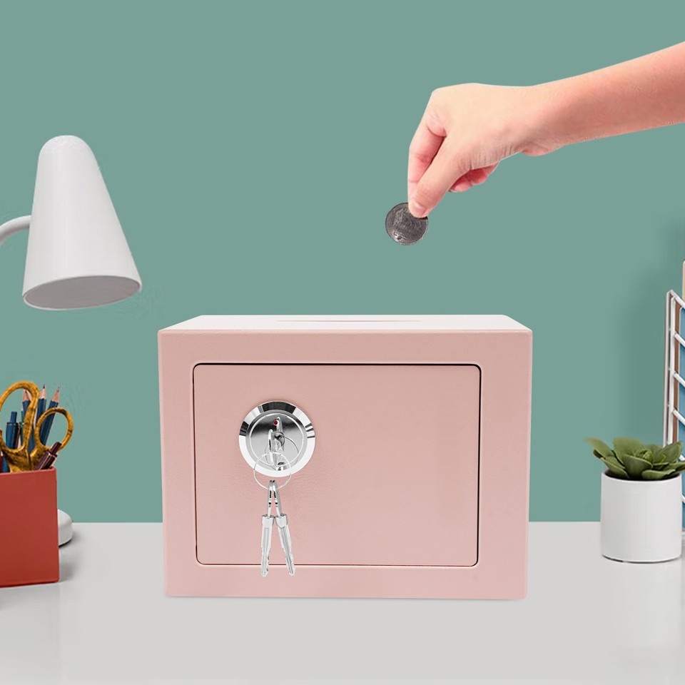 Small Safe Box with Drop Slot, Safe Box for Money, Cash Safe Box for ...