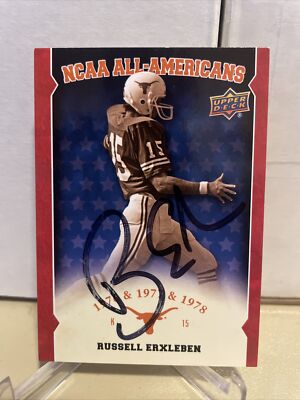 Russell Erxleben -Texas Longhorns Autographed Card | eBay