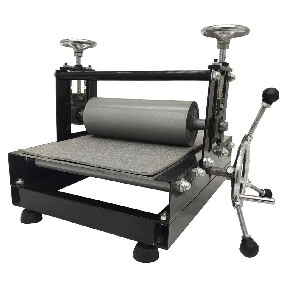19.7*12.6in Tabletop Printmaking Machine Portable Slab Roller Engraving ...
