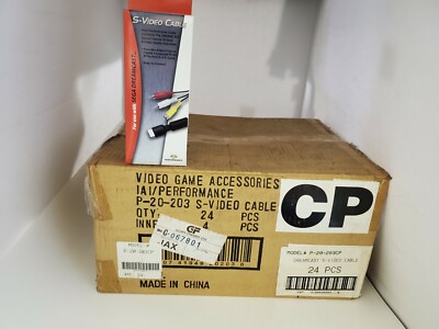 24 NEW in box Performance S Video Cable Adapter Cord for Sega Dreamcast ...