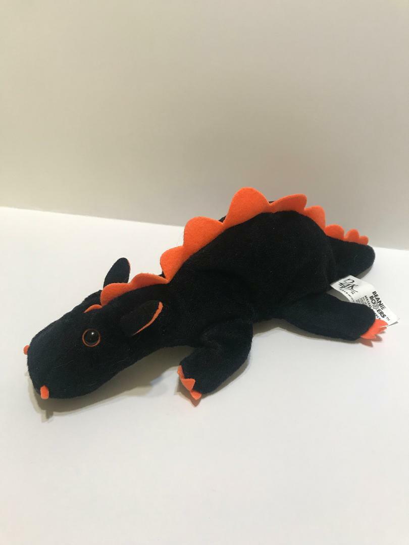 24K BEANIE BOPPERS DESMOND THE DINOSAUR PLUSH STUFFED ANIMAL SPECIAL ...