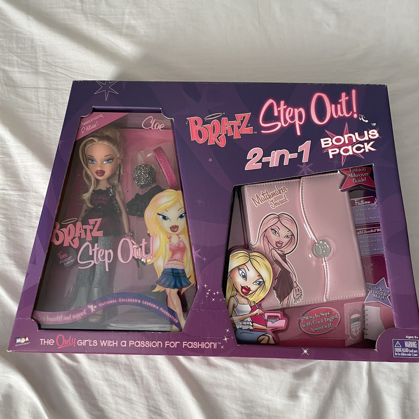 NIB 2-in-1 MGA Bratz Step Out Cloe Doll Anniversary w/ Bonus Matchmaker ...