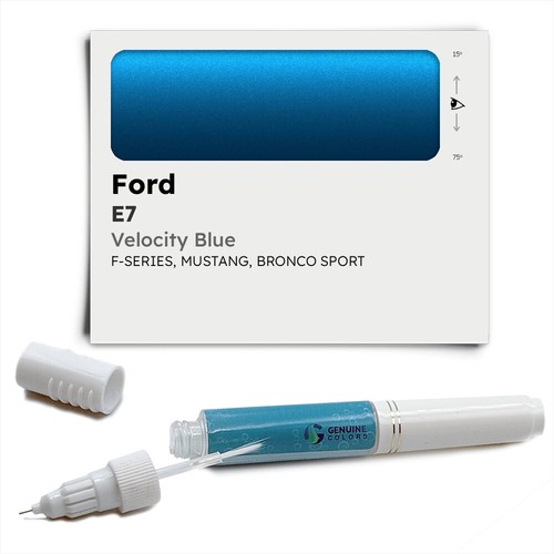 E7 Blue Touch Up Paint for Ford F SERIES RANGER MUSTANG ESCAPE SUPER ...