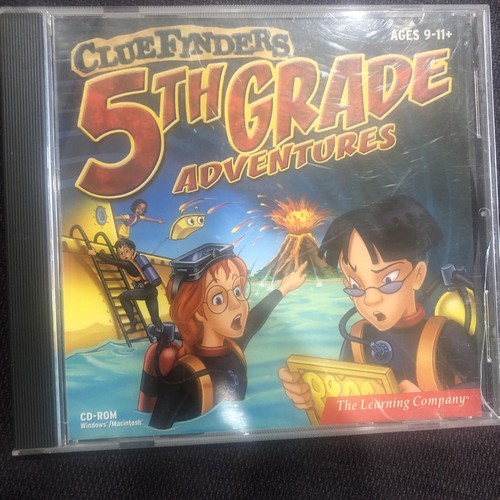 The ClueFinders 5th Grade Adventures [Mac & Win CD-ROM] Ages 9-11 + NO ...