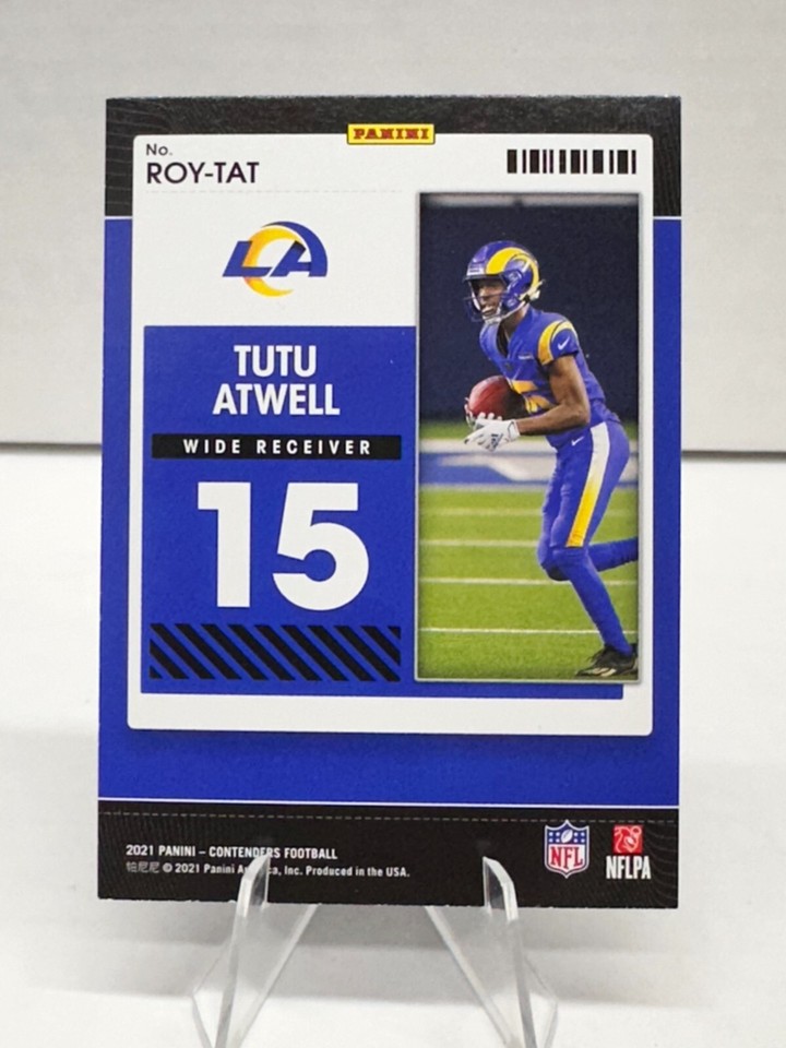 2021 Panini Contenders Rookie of the Year #ROY-TAT Tutu Atwell Los ...
