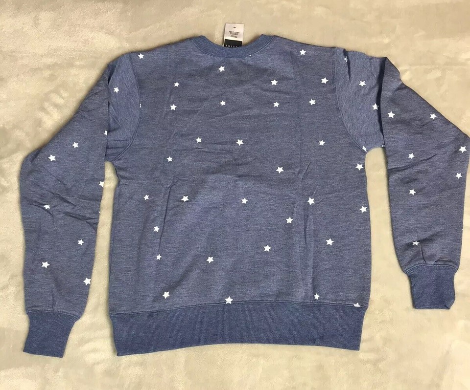 MAD Engine "NASA" Pullover Sweatshirt Womens Blue New with Tags | eBay