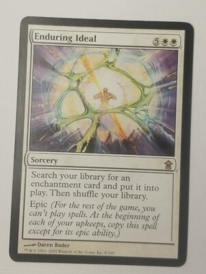 MTG 1x Enduring Ideal, HP, Saviors of Kamigawa, Epic Enchantment ...