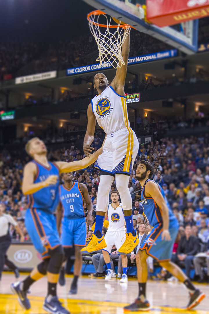 Kevin Durant Dunking On Someone