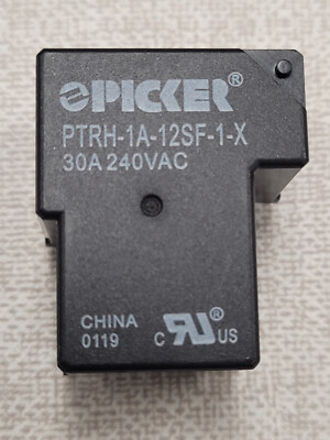 Picker PTRH-1A-12SF-1-X Relay 12VDC 30A SPST-NO (1FormA) Sealed PCB ...