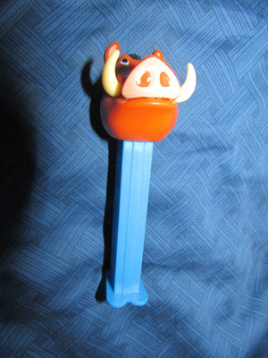 Pez Dispenser Lion King Pumba BLUE Stem HUNGARY | eBay