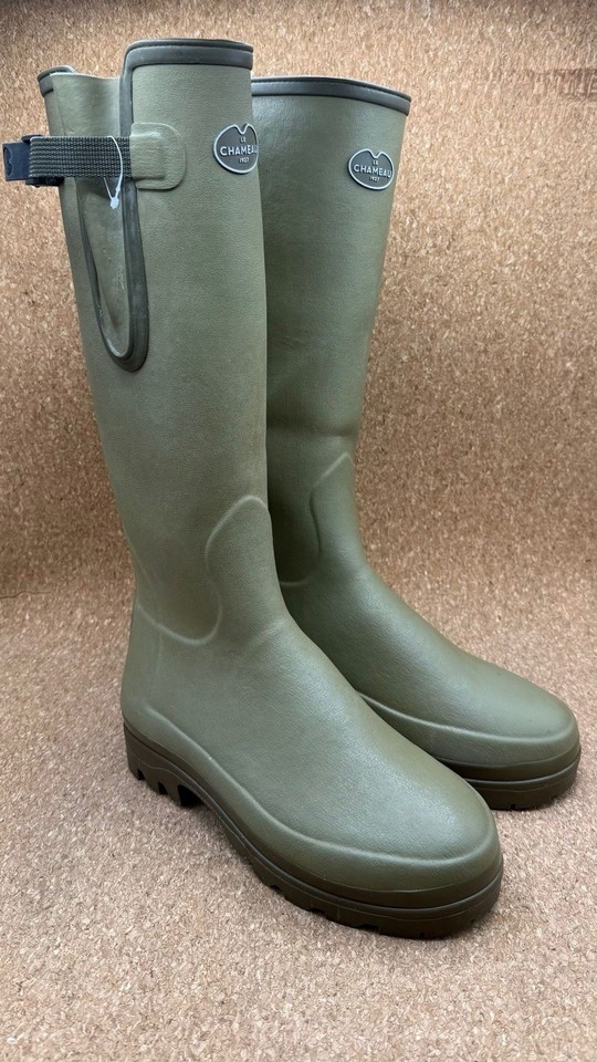 Le Chameau Vierzonord Wellington Boots Iconic Green UK 7 | eBay UK