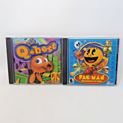PC Game Lot - Q*Bert & Pac-Man: Adventures in Time (CD-Rom) Q Bert ...