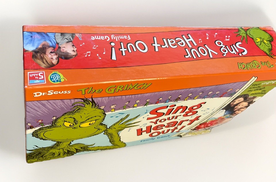 The Grinch Sing Your Heart Out Game WORKS COMPLETE 2007 Dr. Seuss ...