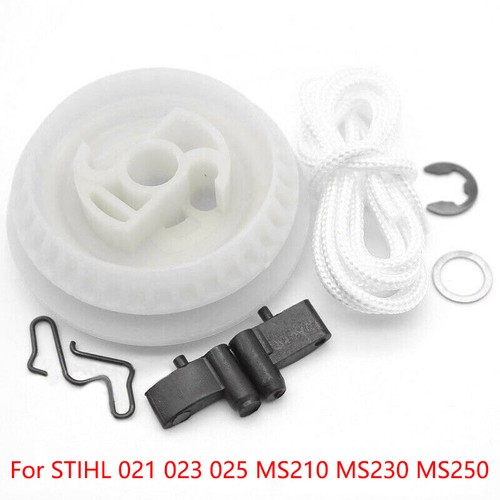 Recoil Starter Pulley+Rope+Pawl For Stihl 017 018 025 MS192 MS210 MS230 ...