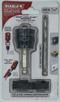 Diablo DHSAR500 DB HS Arbor HEX 7/16 W/BIT&Nuts 8925128359| eBay