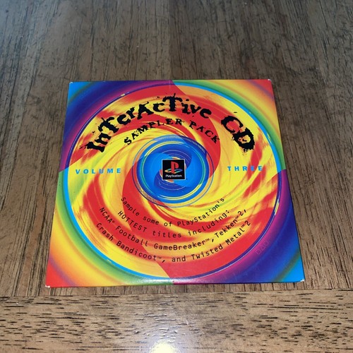 Playstation 1 Interactive CD Vol 3 Sampler Pack Demo Disc Comp ...
