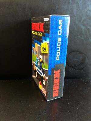 Brix Police Car Building Blocks Set 54 Pieces New Sealed | eBay
