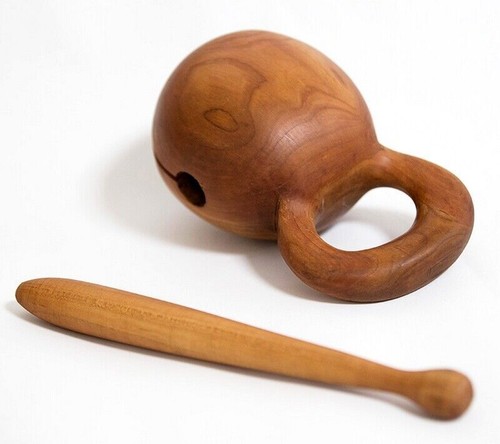 16cm Wood Tradition Mokugyo Temple Drum Instrument Buddhist Muyu Buddha ...