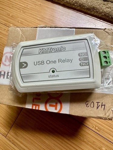 KMTronic USB One Channel Relay U1CRB for MACH3 CNC software, BOX ...