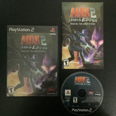 MDK 2 Armageddon PS2 Sony PlayStation 2 Complete w/ Manual | eBay