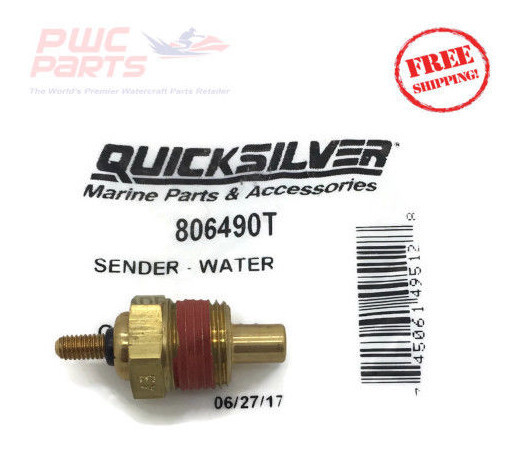QUICKSILVER Water Temp Sender Sensor Sending Unit 806490T 97257A1 97257 ...