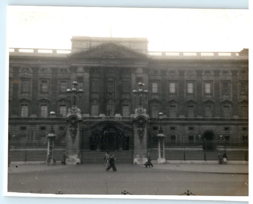 Vintage Photo 1953, Buckingham Palace Street View, London ,JNHC 4.25x3 ...