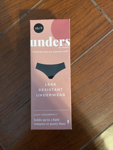 Unders by Proof Brief Period Regular Absorbency Underwear Color Black ...