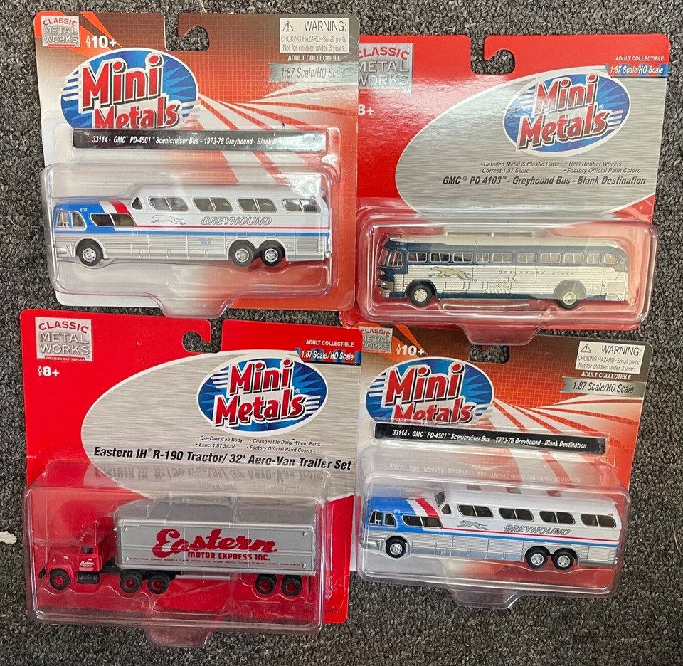 Lot of 18 NEW CMW Mini Metals HO Scale 1:87 Diecast Cars & Trucks!! | eBay