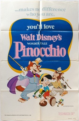 George Roy HILL, Valerie Perrine / Movie Poster Walt Disney's Pinocchio ...