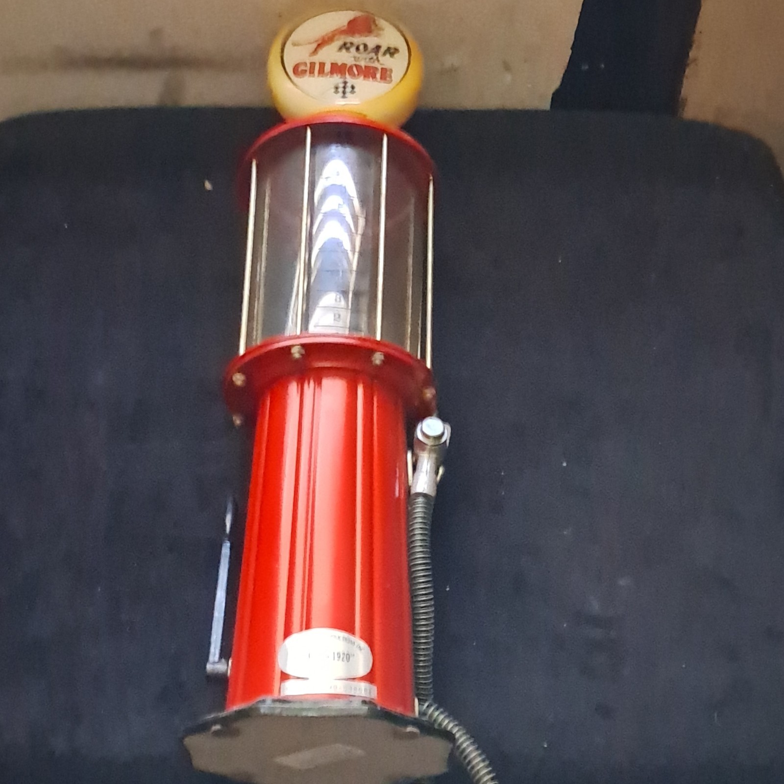 Gilmore Roar Red Visible Gas Pump Vintage Collectible 1920 | eBay