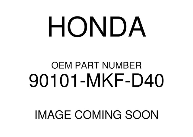 Honda OEM Part 90101-MKF-D40 for sale online | eBay