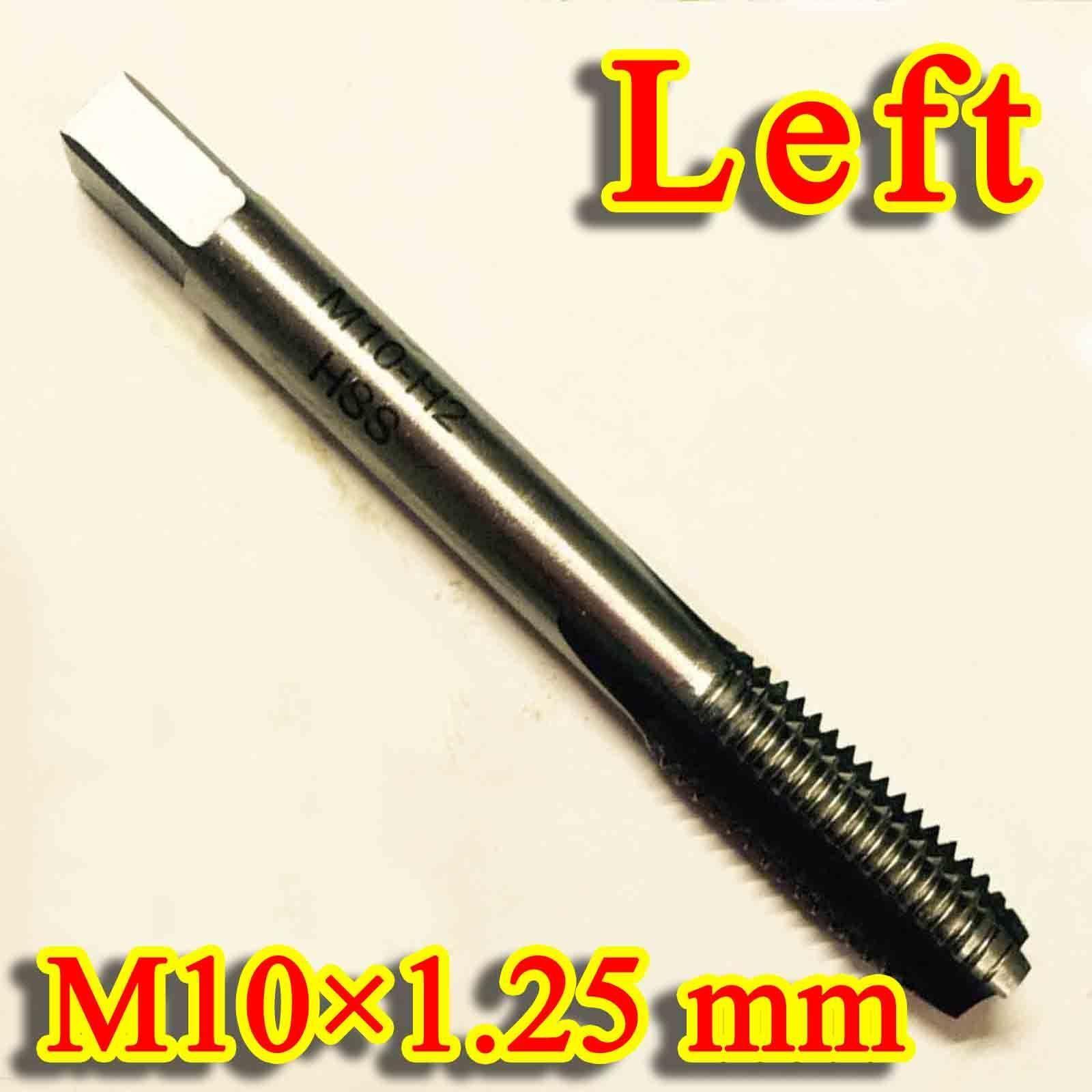 HSS M10 X 1.25 mm Plug Tap Die Threading Tool for Machine Left-hand ...