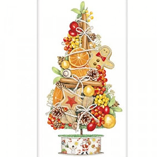 Mary Lake-Thompson Gingerbread Spice Tree Flour Sack Kitchen Towel ...