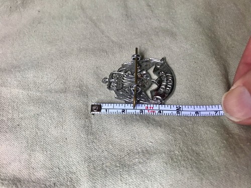 OBSOLETE Scottish Police Metal Cap Badge With Semper Vigilo Motto | eBay