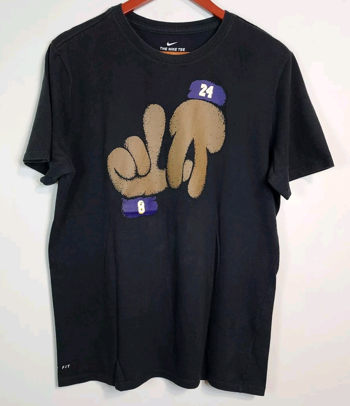 Kobe Bryant Puppet LA Sign #8 #24 Nike Dri-Fit Shirt … - Gem
