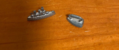 Vintage 1960's Monopoly Ship Iron Game Tokens | eBay