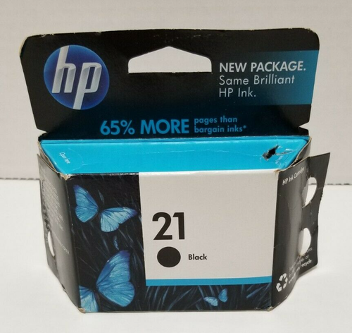 Original HP 21 Economy Ink Cartridge C9351AN Black Exp April 2011 NIB ...