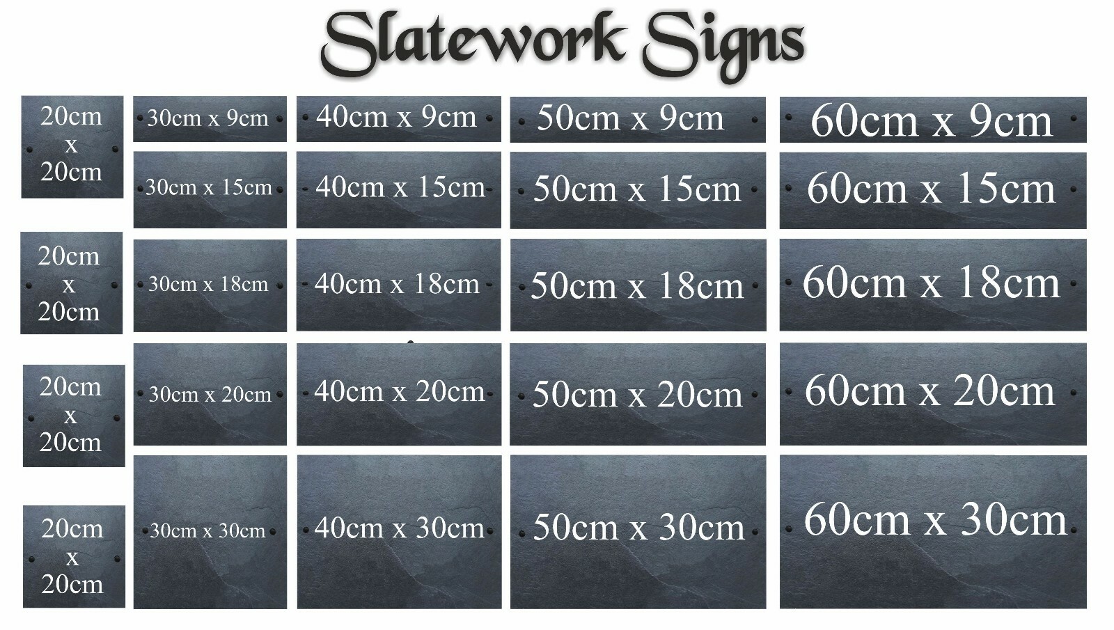 New Deep Engraved Slate House Door Sign Plaque Any Name Number Many ...