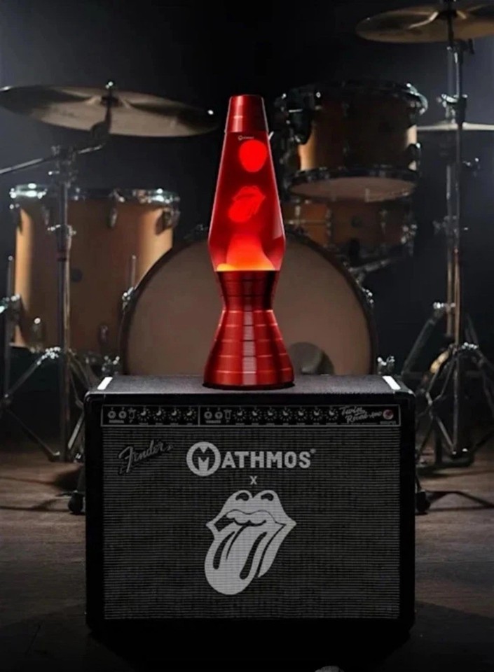 Mathmos x Rolling Stones Limited Edition Astro Lava Lamp Red /1000 ...